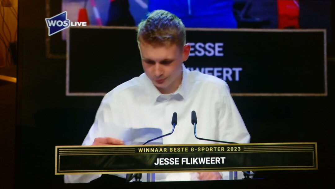 Jesse Flikweert beste G-sporter van Westland 2023! - Westland wil Vooruit
